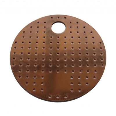 Perforated Copper Plate with Down Comer 4 Inch Diameter - Mile Hi ...