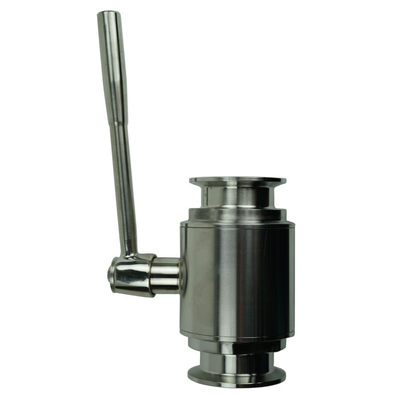 90 Degree Elbow with 1" Hose Connecter to 1 1/2" Tri Clamp With Tri ...