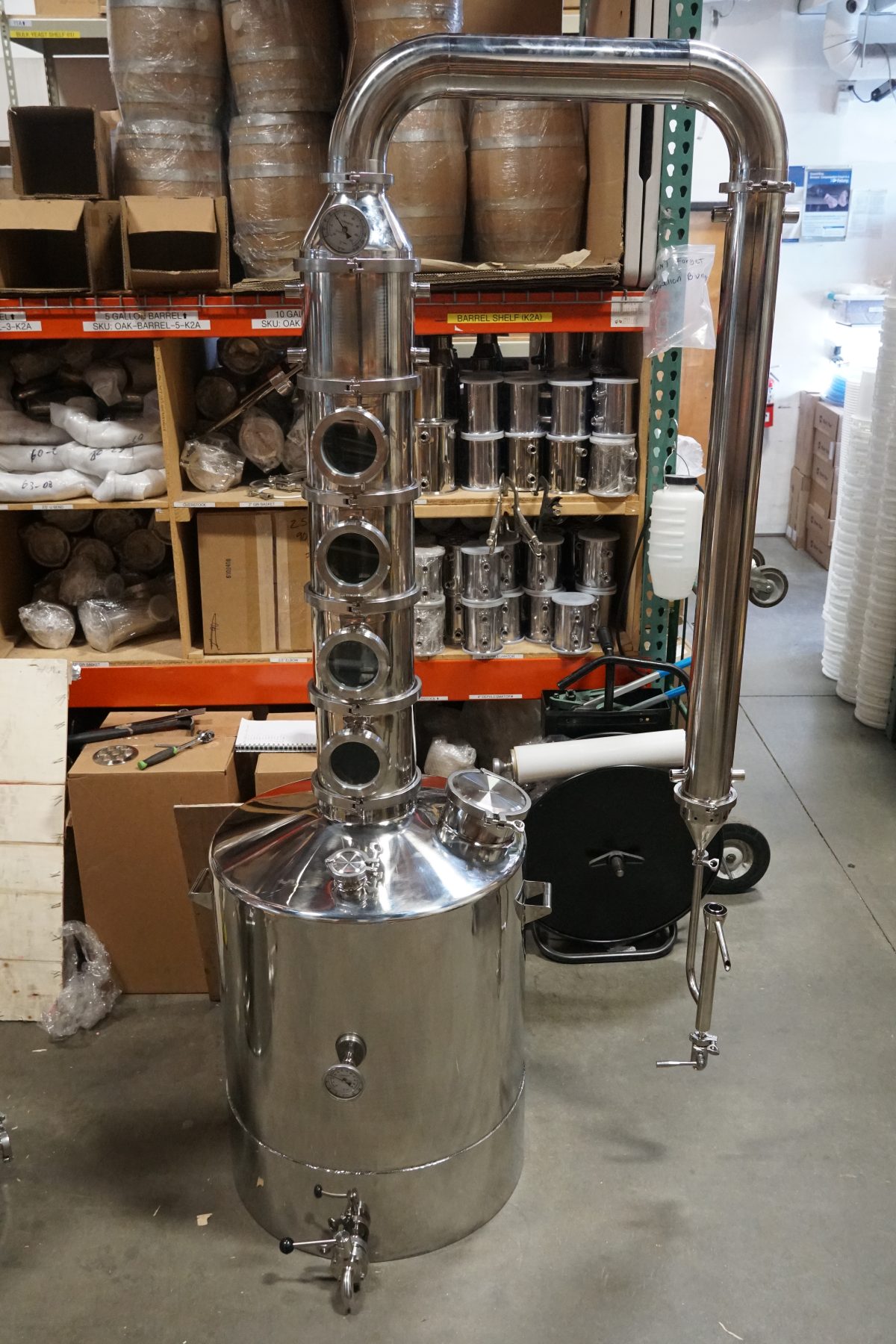 135 Gallon Stainless 6 Inch Diameter Mile Hi Flute 6 Sections - Mile Hi ...